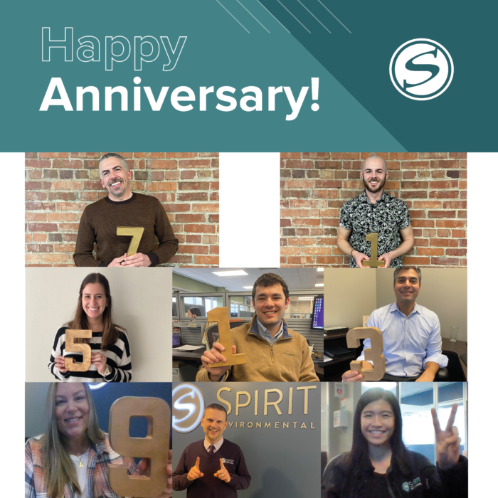 Happy January Work Anniversaries! - Spirit Environmental Consultants ...